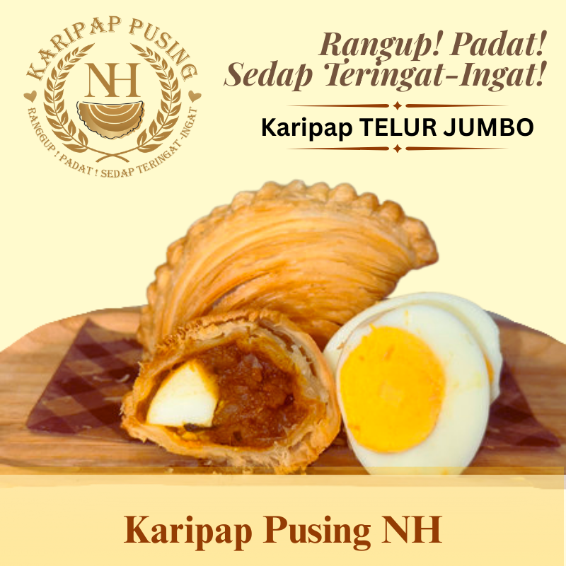Karipap Pusing – TELUR JUMBO (Frozen) – Karipap Pusing NH